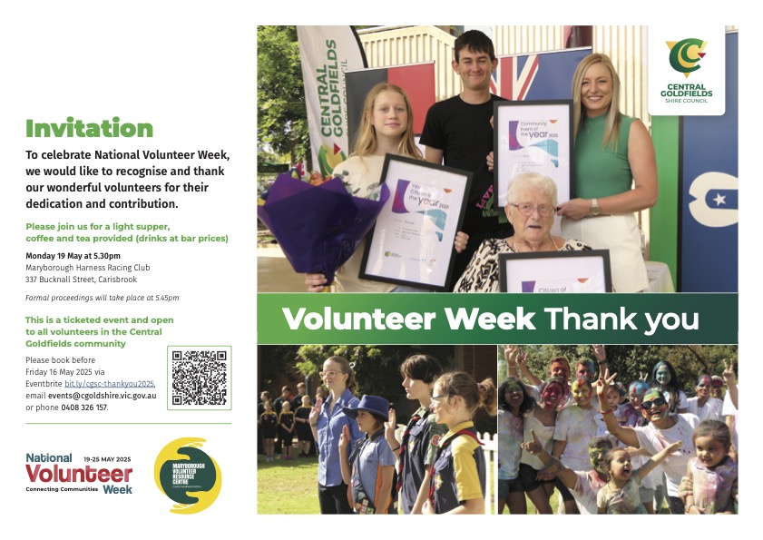 Volunteer Thank You Night - Maryborough Volunteer Resource Group